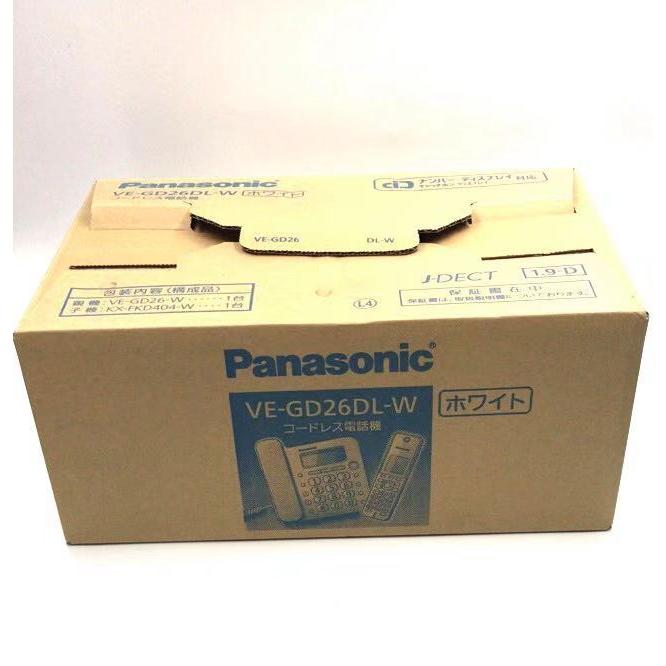 2000146★未使用品★送料無料 Panasonic パナソニック VE-GD26DL-W コードレス電話機 VE-GD26-W 親機のみ : 桜の国 - 通販 - Yahoo!ショッピング