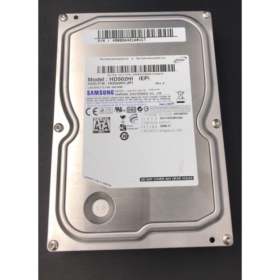 2160407★ 中古 検査済 SAMSUNG HD502HI 500GB ハードディスク 3.5HDD SATA 7200rpm : 216 ...