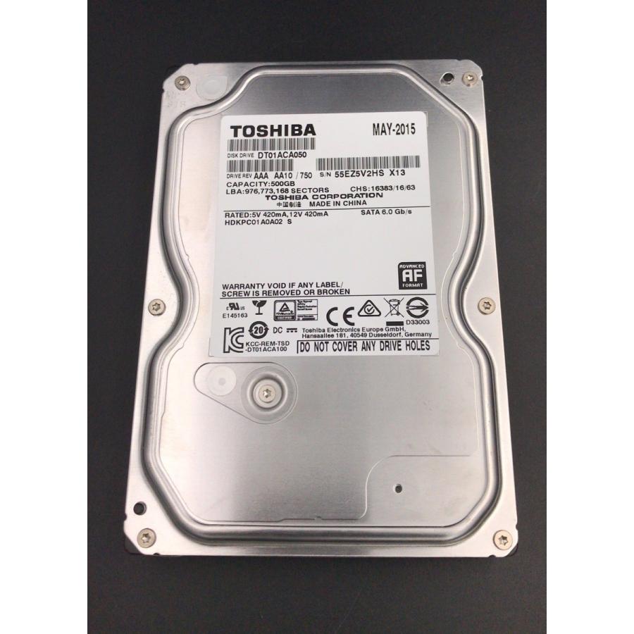 2160428★ 中古 検査済 TOSHIBA DT01ACA050 500GB ハードディスク 3.5HDD SATA 7200rpm ...