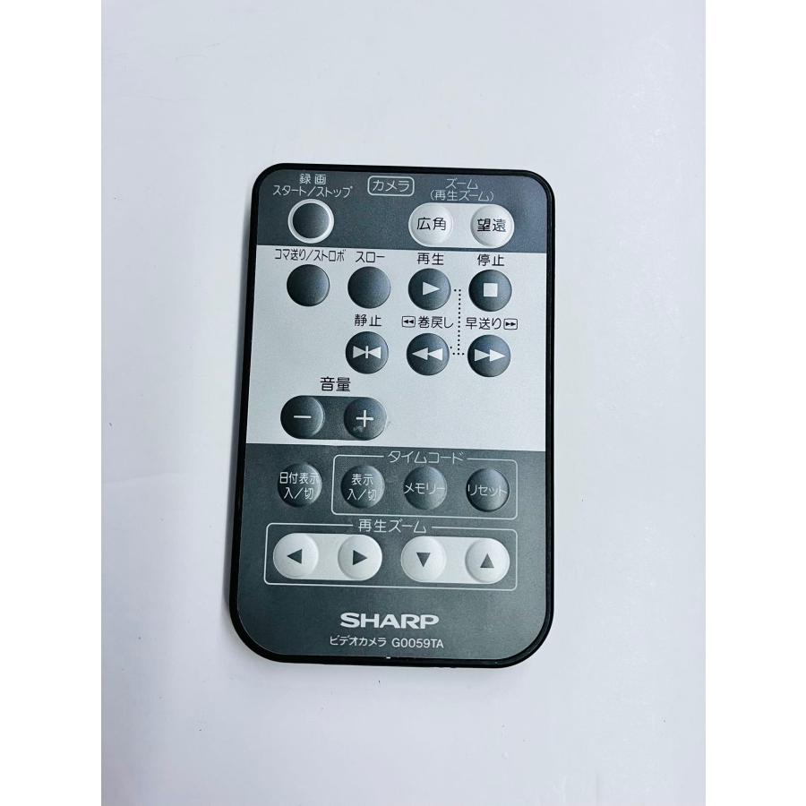 YXS551★中古動作品★SHARP シャープ ビデオカメラリモコン G0059TA : 桜の国 - 通販 - Yahoo!ショッピング