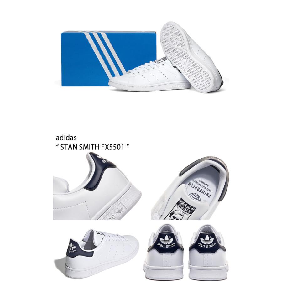 adidas アディダス スニーカー STAN SMITH スタンスミス FX5501 FTWWHT CONAVY ホワイト ネイビー メンズ ...