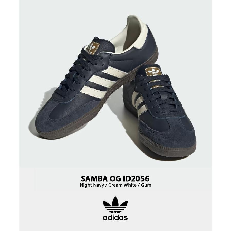 adidas originals アディダス スニーカー SAMBA OG ID2056 サンバ オリジナル NAVY WHITE GUM ...