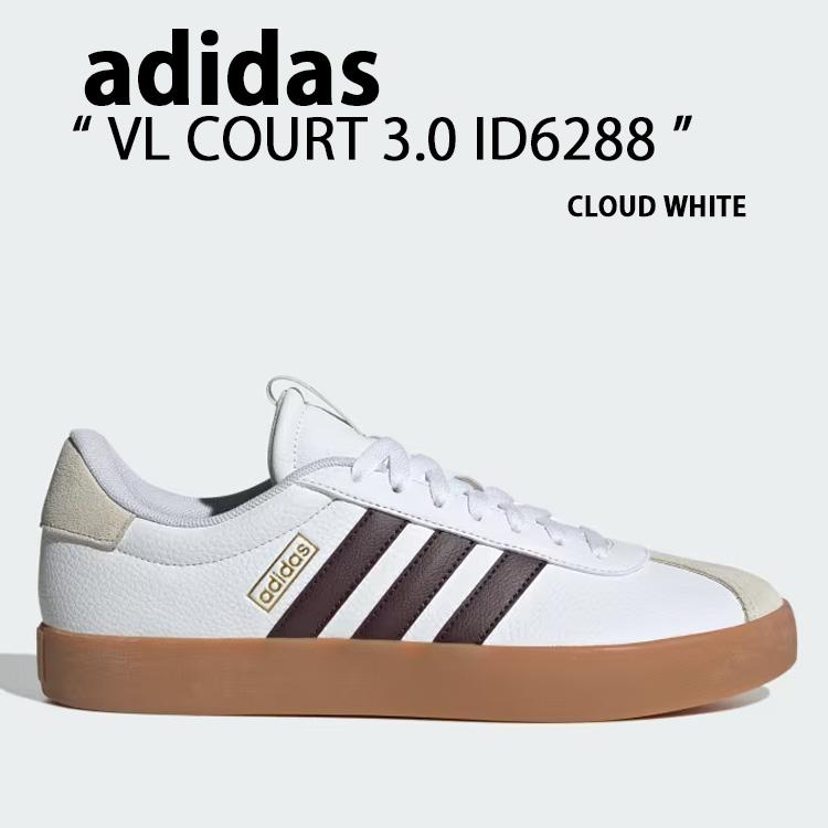 adidas アディダス スニーカー VL COURT 3.0 ID6288 VLコート3.0 CLOUD WHITE SHADOW ...