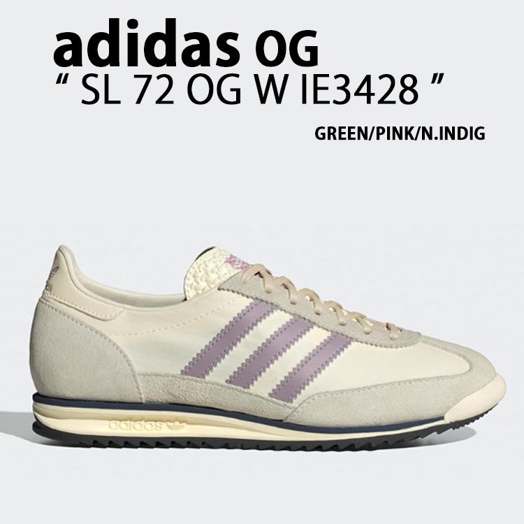 adidas originals アディダス スニーカー SL 72 OG W IE3428 GREEN PINK NINDIG シューズ ...