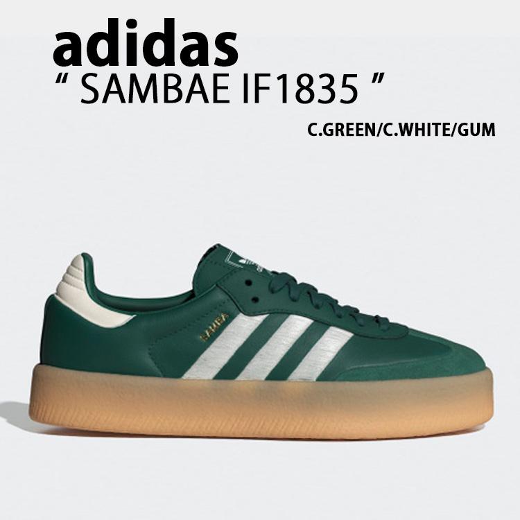 adidas アディダス スニーカー SAMBAE IF1835 サンベCOLLEGIATE GREEN CORE WHITE GUMシューズ ...