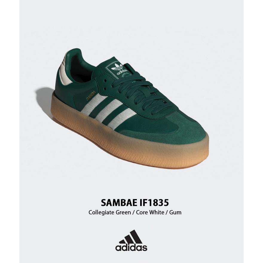 adidas アディダス スニーカー SAMBAE IF1835 サンベCOLLEGIATE GREEN CORE WHITE GUMシューズ ...