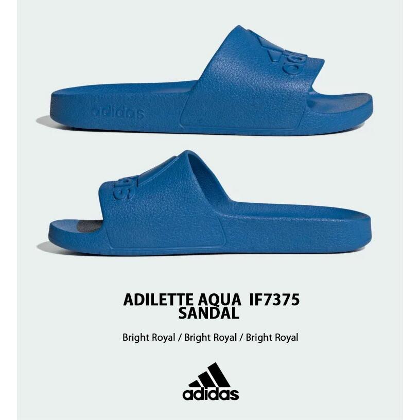 adidas アディダス サンダル ADILETTE AQUA BRIGHT ROYAL IF7375 アディレッタ スライドサンダル ...