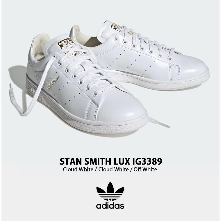adidas Originals アディダス オリジナルス スニーカー STAN SMITH LUX CLOUD WHITE IG3389 ...