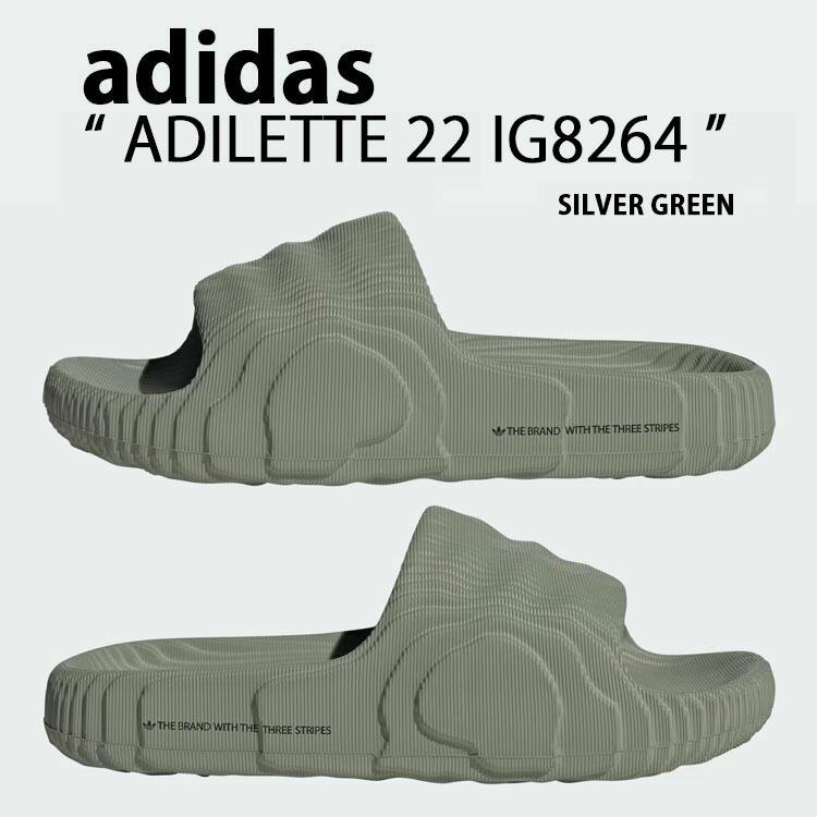adidas originals アディダス オリジナルス サンダル ADILETTE 22 SLIDE SANDAL SILVER ...
