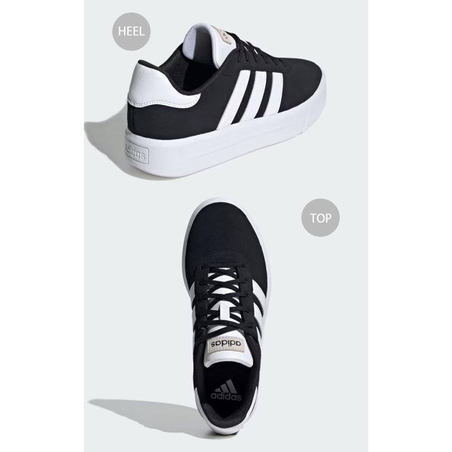 adidas アディダス スニーカー 厚底 COURT PLATFORM SUEDE IG8610 コート プラットフォーム スエード ...