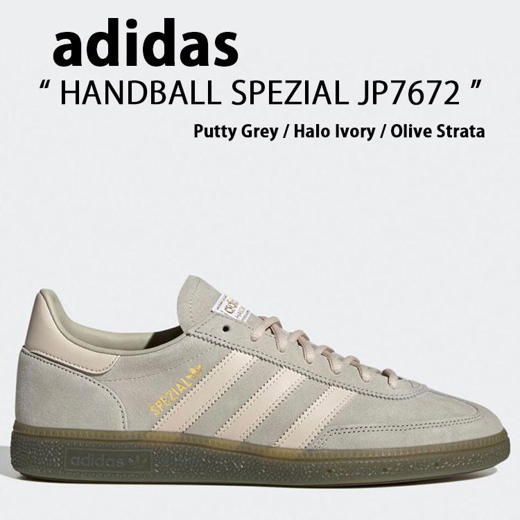 adidas originals アディダス スニーカー Handball Spezial Putty Grey / Halo Ivory ...