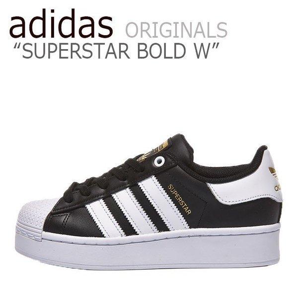 adidas アディダス スニーカー SUPERSTAR BOLD スーパースター ボールド BLACK ブラック 厚底 FV3335 ...