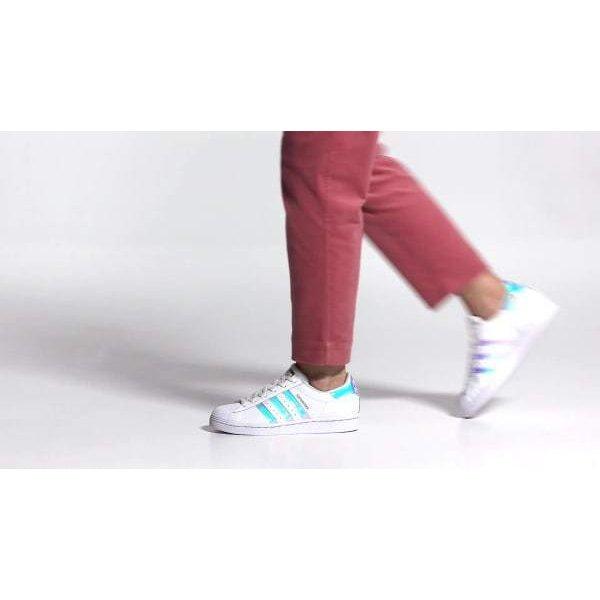 adidas（アディダス） スニーカー SUPER STAR W FX7565 スーパースター White Iridescent オーロラ ...