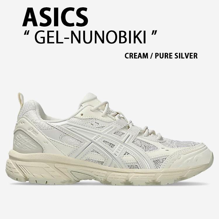 asics アシックス スニーカー GEL-NUNOBIKI CREAM SILVER 1203A597-100 シューズ ゲルヌノビキ クリーム シルバー レディース ASICS（アシックス） スニーカー GEL-NUNOBIKI CREAM SILVER 1203A597
