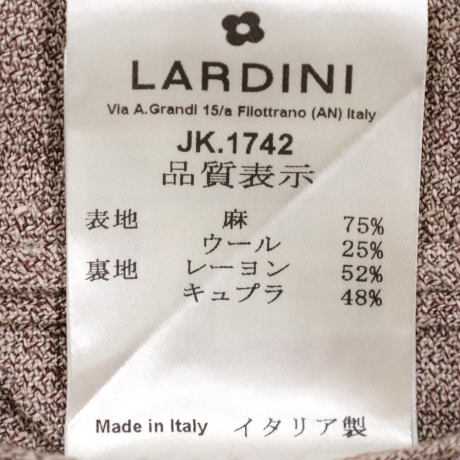 LARDINI ラルディーニ ジャケット ADVANCE アドバンス リネンウール 3B メンズ ブラウン A6000AQ/EQSK62514 【国内正規品】 : Snow Rabbit ...