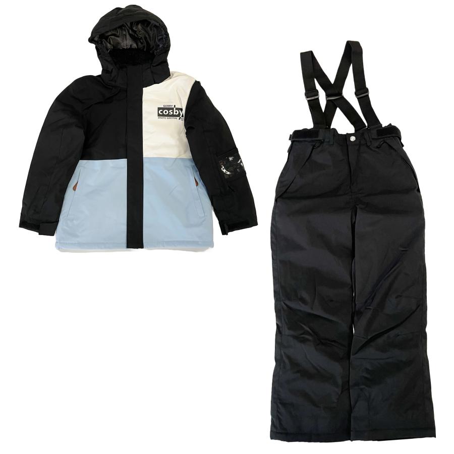 ジェリーコスビー ジュニア キッズ スキースノボ ウェア上下セット ブラック 140 150 160サイズ CSB-3268 GERRY COSBY : スノーワールド - 通販 ...