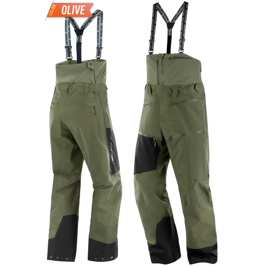 SALOMON 23-24 サロモン S/LAB QST GORE-TEX PRO BIB エスラボ ゴアテックス プロ ビブパンツ ...