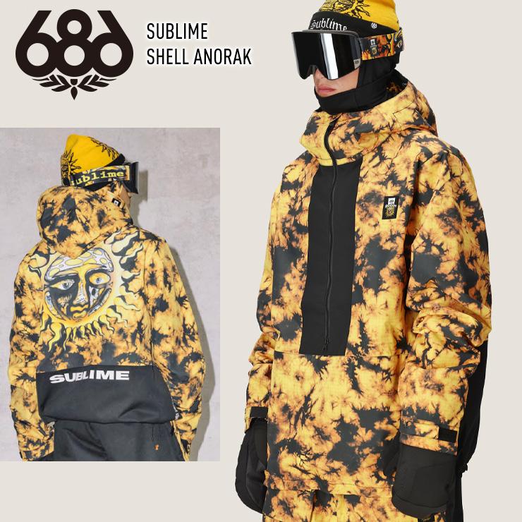 686 25-26 シックスエイトシックス SUBLIME SHELL ANORAK サブライム シェル アノラック ジャケット スノーボード ウェア M5WN173 : スノータウン ...