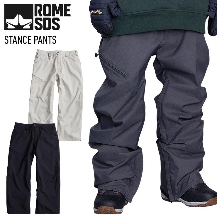 ROME SDS 正規品 23-24 ローム STANCE PANTS スタンスパンツ メンズ スノーボードパンツ スキーパンツ : スノー ...