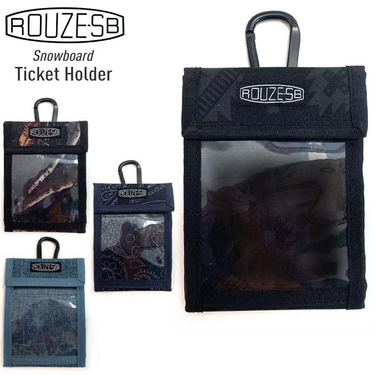 ROUZE ラウズ スノーボード チケットホルダー スキー RZA704 TICKET HOLDER パスケース : スノータウン Yahoo ...