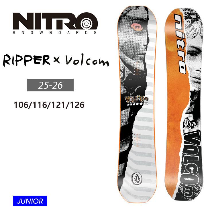 NITRO（ナイトロ） 【無料ワックスサービス有】25-26 2026 NITRO RIPPER X VOLCOM ジュニア スノーボード : スノータウン Yahoo!店 - 通販 ...