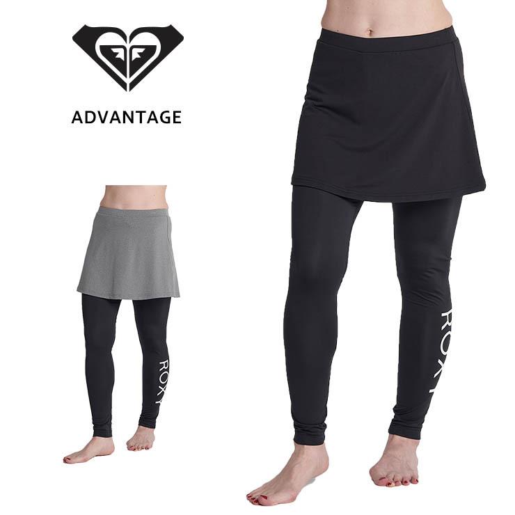 ROXY（ロキシー） ADVANTAGE スカート付き ラッシュレギンス RLY221060 サーフィン : スノータウン Yahoo!店 - 通販 - Yahoo!ショッピング