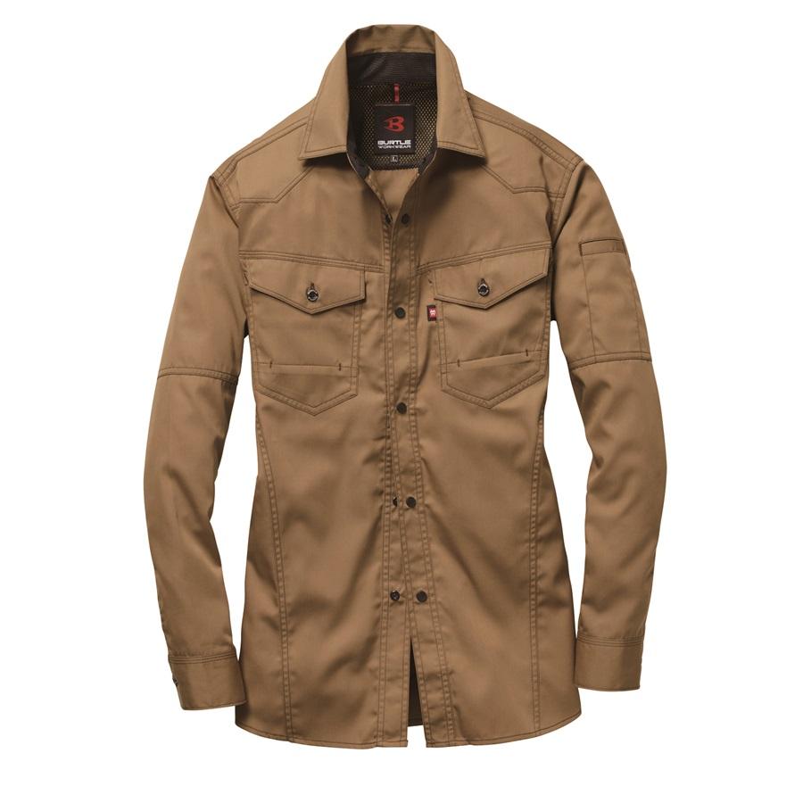 BURTLE 4L 1515 長袖シャツ ユニセックス 作業服 オールシーズン 帯電防止 制電ケア 耐久性 作業着 ワークウェア バートル : Snup WK スナップワーカー - 通販 ...