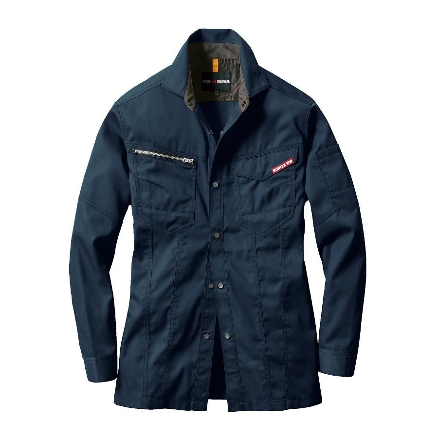 BURTLE 3L 1715 長袖シャツ ユニセックス 作業服 バートル オールシーズン 制電ケア ストレッチ 作業着 襟付 Yシャツ ワークウェア ワークシャツ : Snup WK スナップ ...