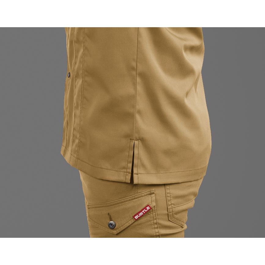 BURTLE SS-LL 1715 長袖シャツ ユニセックス 作業服 バートル オールシーズン 制電ケア ストレッチ 作業着 襟付 Yシャツ ワークウェア ワークシャツ : Snup WK ...