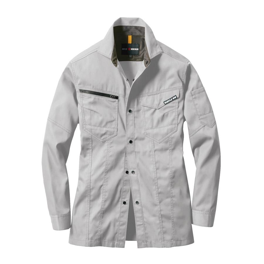 BURTLE SS-LL 1715 長袖シャツ ユニセックス 作業服 バートル オールシーズン 制電ケア ストレッチ 作業着 襟付 Yシャツ ワークウェア ワークシャツ : Snup WK ...