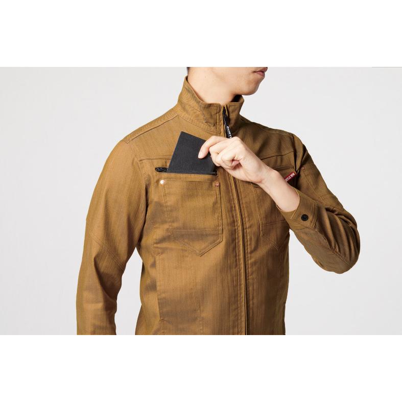 3L 作業服 BURTLE バートル ジャケット 1801 ユニセックス ストレッチ 作業着 ワークウェア ブルゾン ジャンパー オールシーズン 年間物 通年商品 :burtle-1801 ...