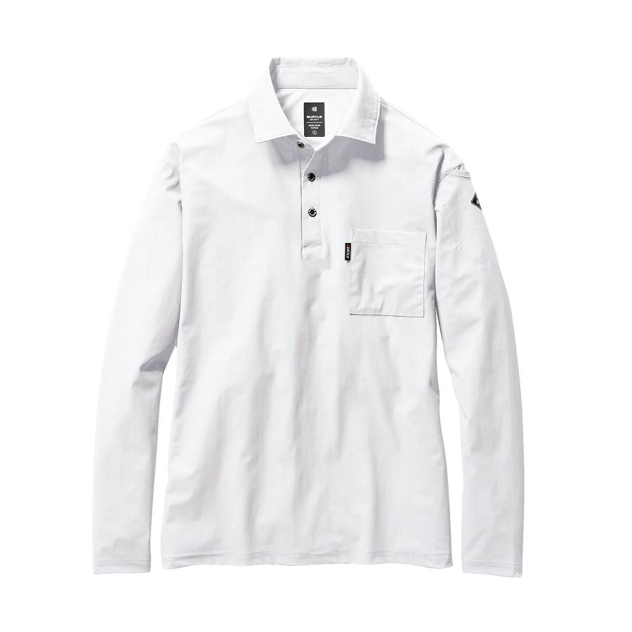 BURTLE S-XXL 235 長袖シャツ 作業服 夏用 バートル ユニセックス 防臭 吸汗速乾 接触冷感 UVカット ストレッチ ポロシャツ 襟付き ニット 作業着 : Snup WK ...