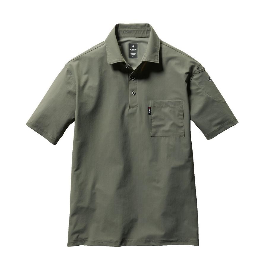 BURTLE 3XL 237 半袖シャツ 作業服 夏用 バートル ユニセックス 防臭 吸汗速乾 接触冷感 UVカット ストレッチ ポロシャツ 襟付き ニット 作業着 : Snup WK ...