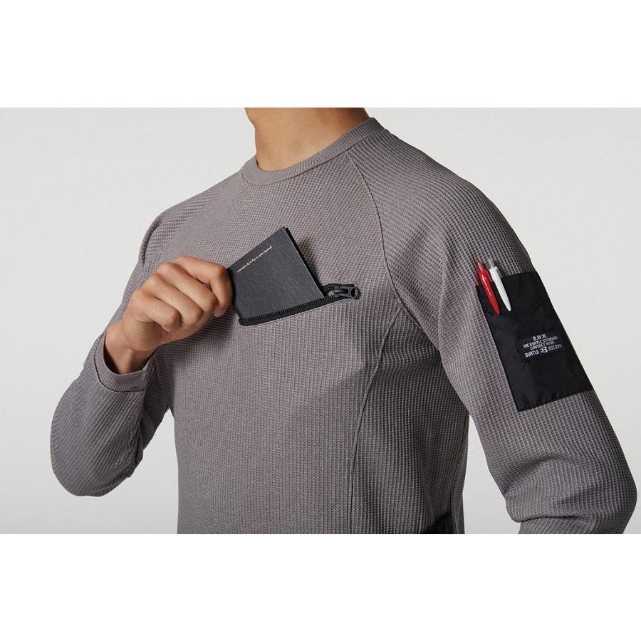 BURTLE S-XXL 4080 エンジニアシャツ 作業服 バートル ユニセックス 吸汗速乾 ストレッチ 消臭 制電 長袖 丸首 オールシーズン 肌着 作業着 交換返品不可商品 : Snup ...