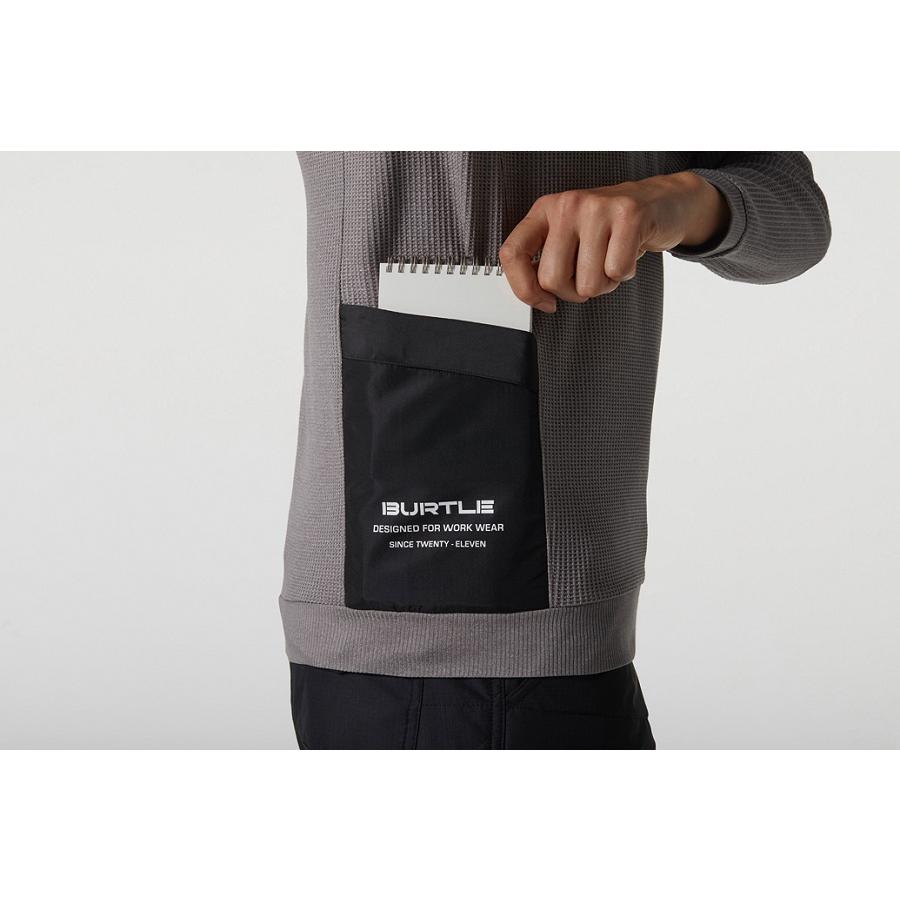 BURTLE S-XXL 4080 エンジニアシャツ 作業服 バートル ユニセックス 吸汗速乾 ストレッチ 消臭 制電 長袖 丸首 オールシーズン 肌着 作業着 交換返品不可商品 : Snup ...