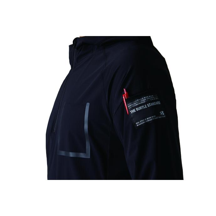 S.P S-XL 4085 半袖ハーフジップフーディ BURTLE ユニセックス 夏用 作業服 バートル 接触冷感 消臭 吸汗速乾 UVカット ストレッチ 返品交換不可 : burtle ...