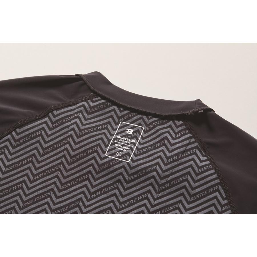 S-XXL 4097 アイスフィッテッド BURTLE 作業服 夏用 ユニセックス コンプレッションウェア ストレッチ 吸汗速乾 接触冷感 UVカット バートル 交換返品不可商品 ...