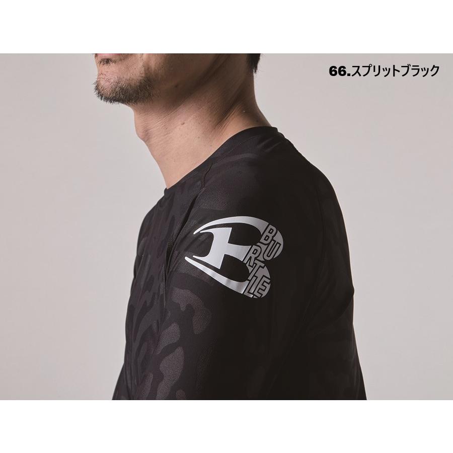 BURTLE S-XXL 4097 アイスフィッテッド 2025年モデル 作業服夏用 ユニセックス 肌着インナー ストレッチ 吸汗速乾 接触冷感 UVカット バートル 交換返品不可商品 ...
