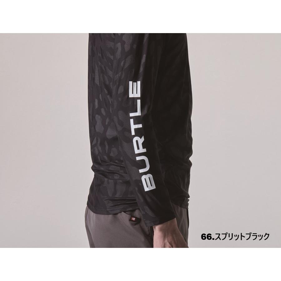 BURTLE S-XXL 4097 アイスフィッテッド 2025年モデル 作業服夏用 ユニセックス 肌着インナー ストレッチ 吸汗速乾 接触冷感 UVカット バートル 交換返品不可商品 ...