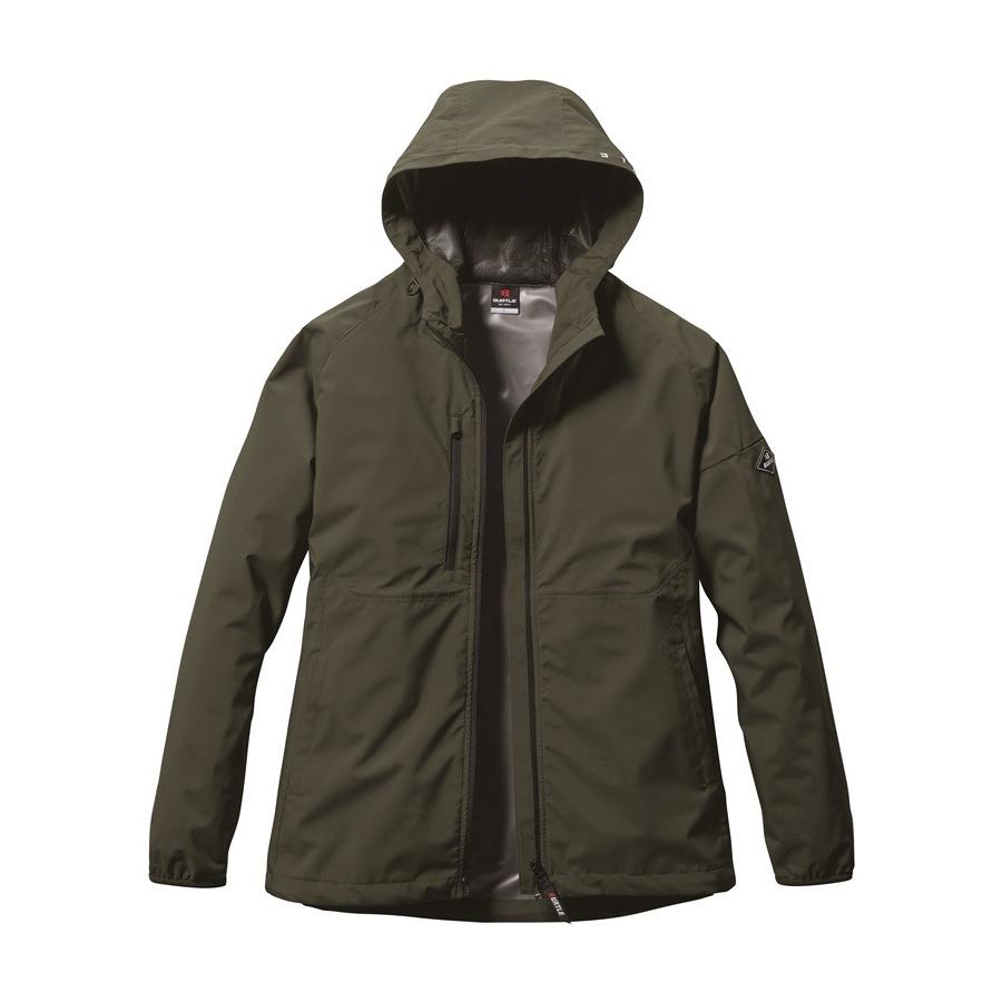 BURTLE S-XL 480 フーディジャケット ユニセックス 防寒 強撥水性 防風性 ストレッチ 軽量 耐水圧5,000mm ジャンパー ブルゾン 防寒着 作業服 作業着 バートル ...