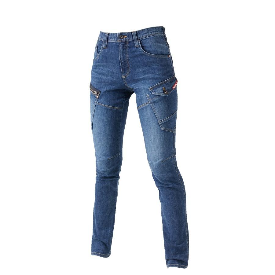 SS-LL 5002 カーゴパンツ BURTLE 作業服 バートル ユニセックス オールシーズン クレイジーストレッチ CORDURA コーデュラ デニム 作業着 ワークウェア ジーンズ ...