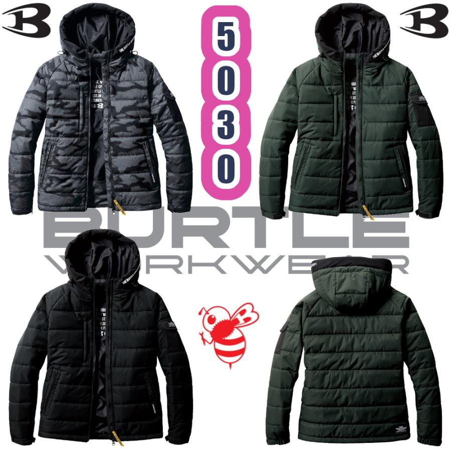 BURTLE S-XL 5030 防寒フーディジャケット 防寒着 ユニセックス バートル 作業服 撥水性 防風性 防水性 透湿性 保温性 耐水圧10,000mm 透湿性5,000g/m2 ...