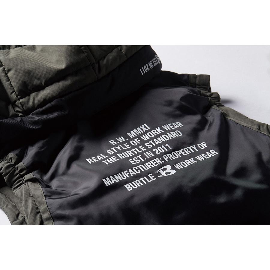 BURTLE S-XL 5034 防寒フーディベスト 防寒着 ユニセックス バートル 作業服 撥水性 防風性 防水性 透湿性 保温性 耐水圧10,000mm 透湿性5,000g/m2 ...