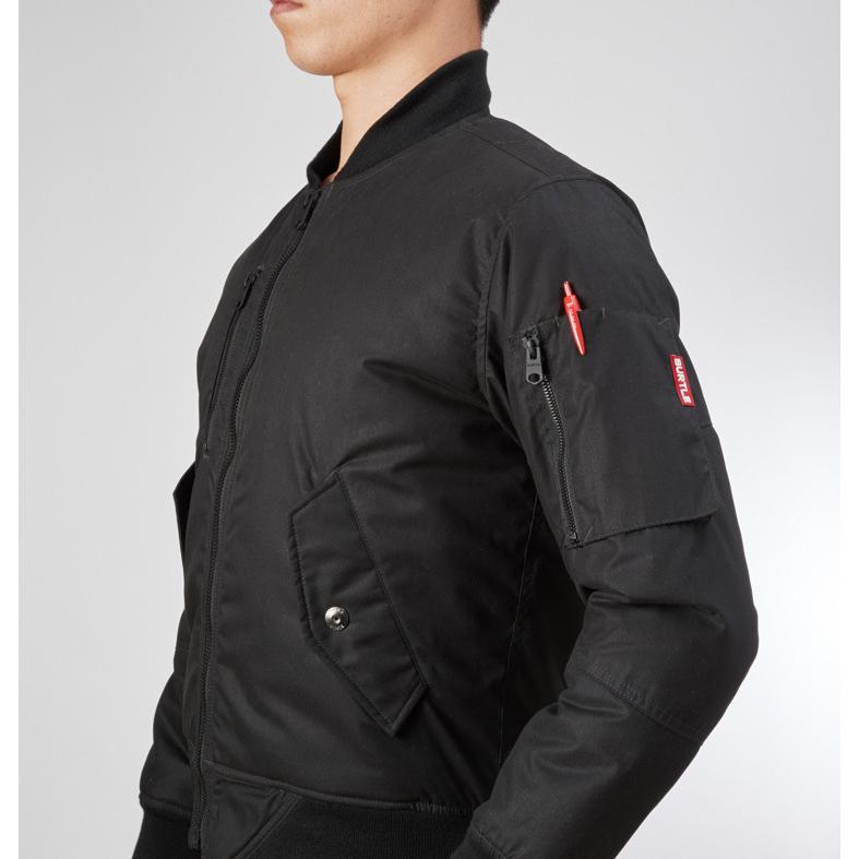 BURTLE S-LL 5260 フライト防寒ジャケット 防寒着 作業服 バートル ユニセックス 防風 保温性 撥水 アウトドア 裏アルミ ブルゾン ジャンパー : Snup WK スナップ ...