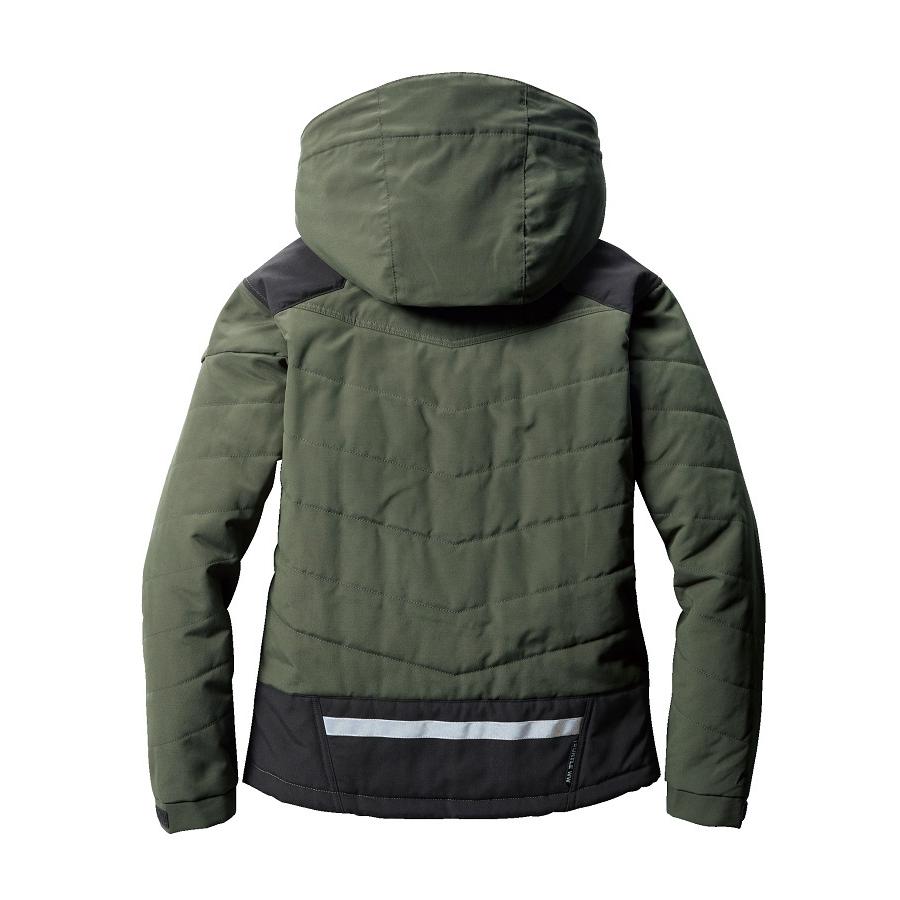 BURTLE S-XL 5270 防寒ジャケット 大型フード付 防寒着 作業服 バートル 保温性 防風性 撥水加工 THERMOCRAFT サーモクラフト対応 電熱パッド ユニセックス ...