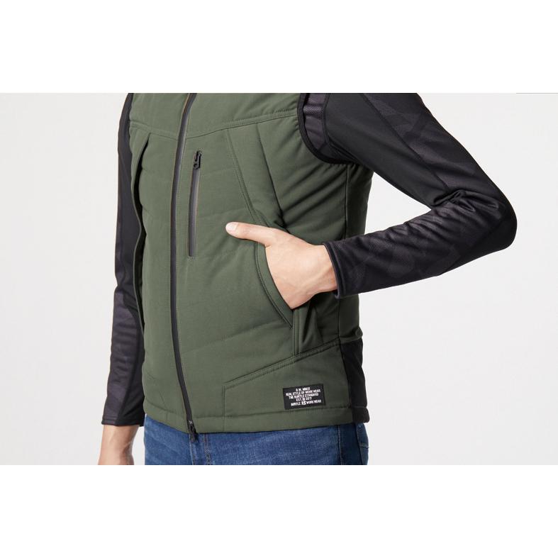 BURTLE S-XL 5274防寒ベスト 大型フード付 防寒着 作業服 バートル 保温性 防風性 撥水加工 THERMOCRAFT サーモクラフト対応 電熱パッド ユニセックス : Snup ...