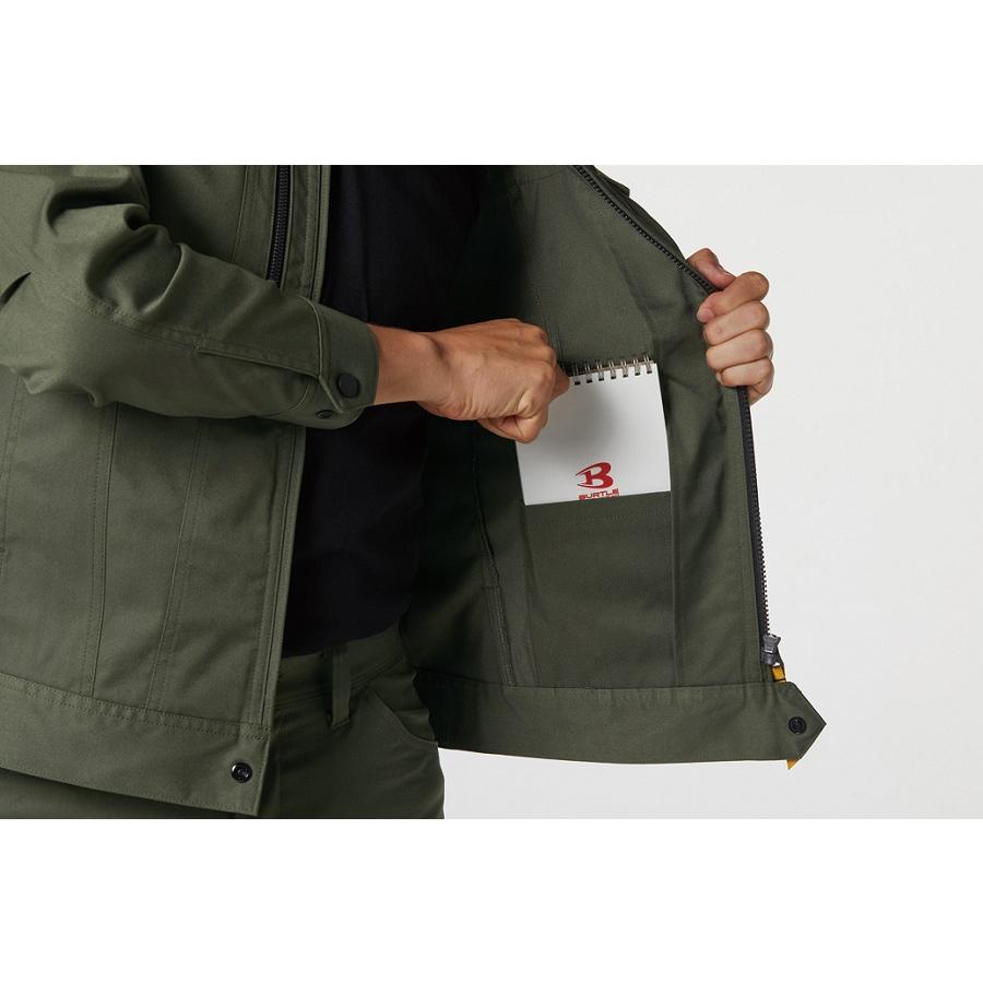 BURTLE 5L 6201 ジャケット ユニセックス 作業服 バートル オールシーズン 制電ケア ストレッチ SDGs 作業着 長袖 ワークウェア ブルゾン : Snup WK スナップ ...