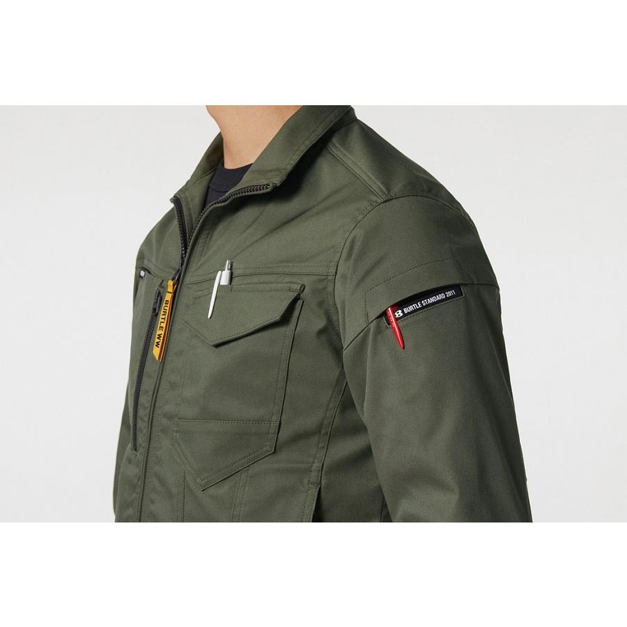BURTLE S-LL 6201 ジャケット ユニセックス 作業服 バートル オールシーズン 制電ケア ストレッチ SDGs 作業着 長袖 ワークウェア ブルゾン : Snup WK スナップ ...