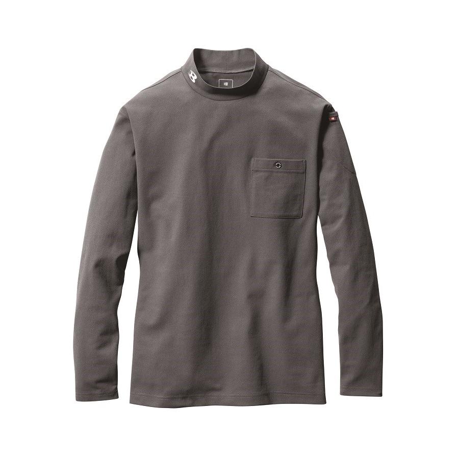 BURTLE 3XL 655 モックネックロングTシャツ 2023-24年モデル 作業服 バートル ユニセックス 吸汗速乾 消臭 ストレッチ 長袖 UVカット 作業着 交換返品不可商品 ...