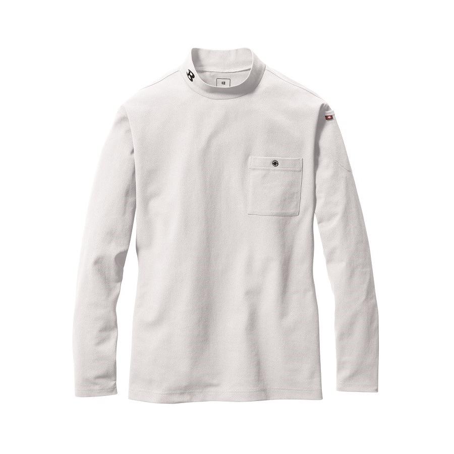 SS-XXL 655 モックネックロングTシャツ BURTLE 作業服 バートル ユニセックス 吸汗速乾 消臭 ストレッチ 長袖 オールシーズン UVカット 作業着 交換返品不可商品 ...